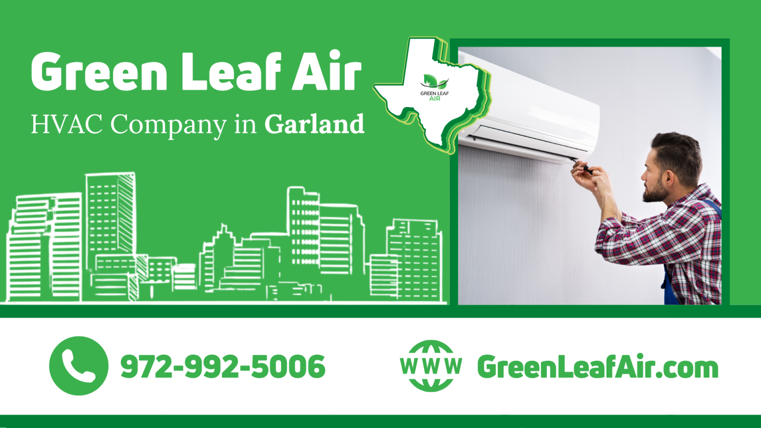 AC Repair Garland — HVAC Services in Garland, Texas | Green Leaf Air